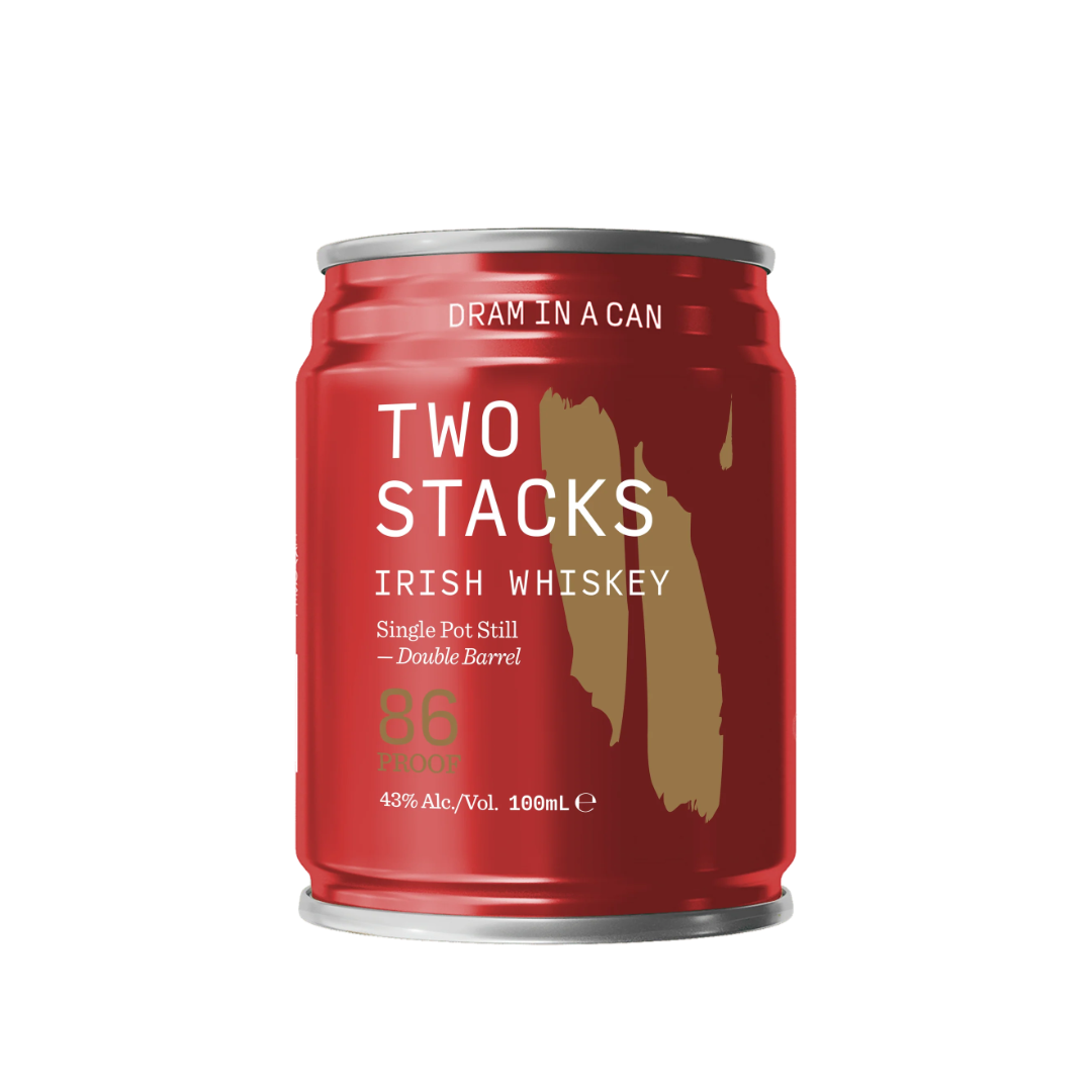 Dram in a Can - Double Barrel Single Pot Still - 43% (1 x 100ml) – Two ...